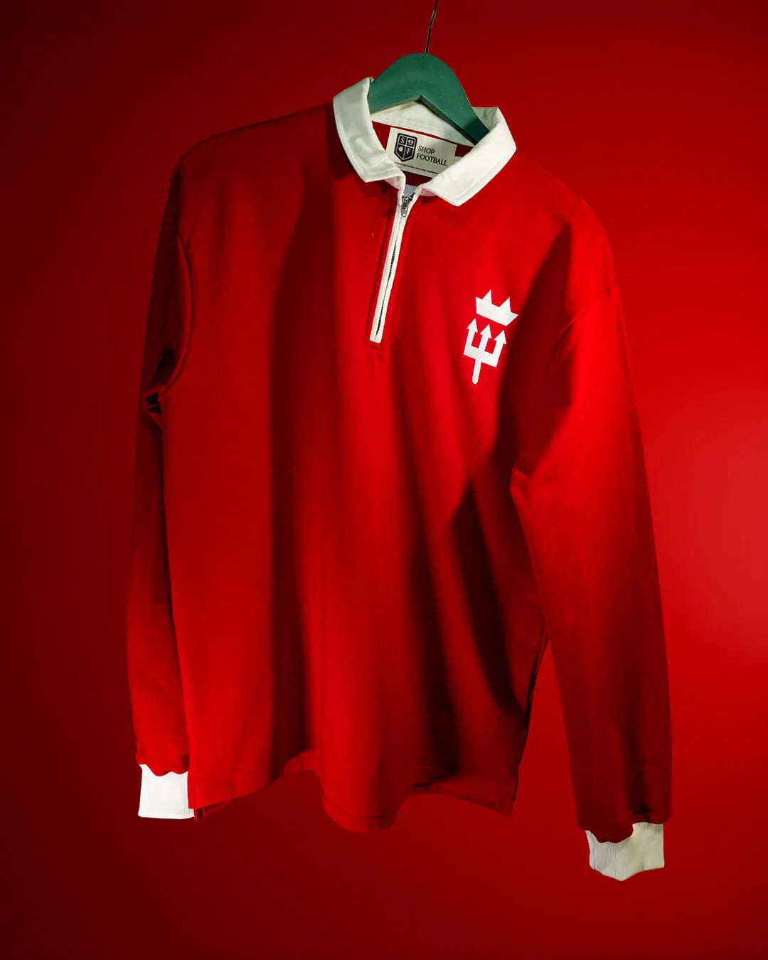 The Red Devils Collared Sweatshirt